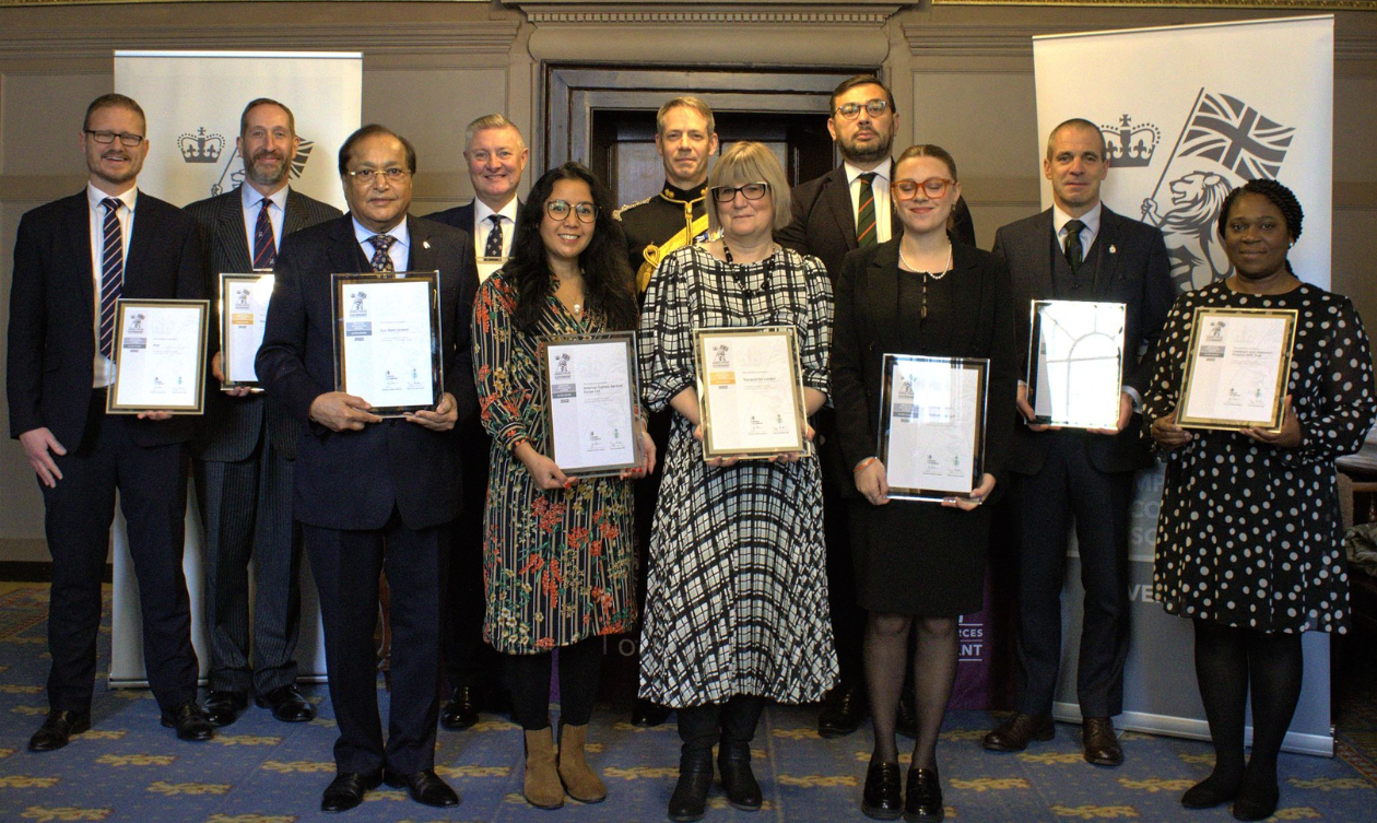 London Employers Revalidate top Ministry of Defence (MOD) Award ...